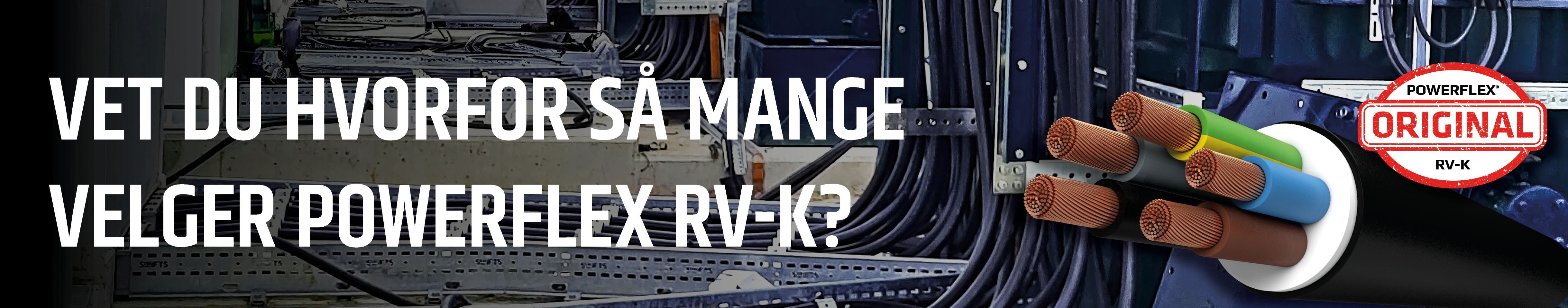POWERFLEX® RV-K – Fleksible installasjonskabler for alle miljøer | Scankab